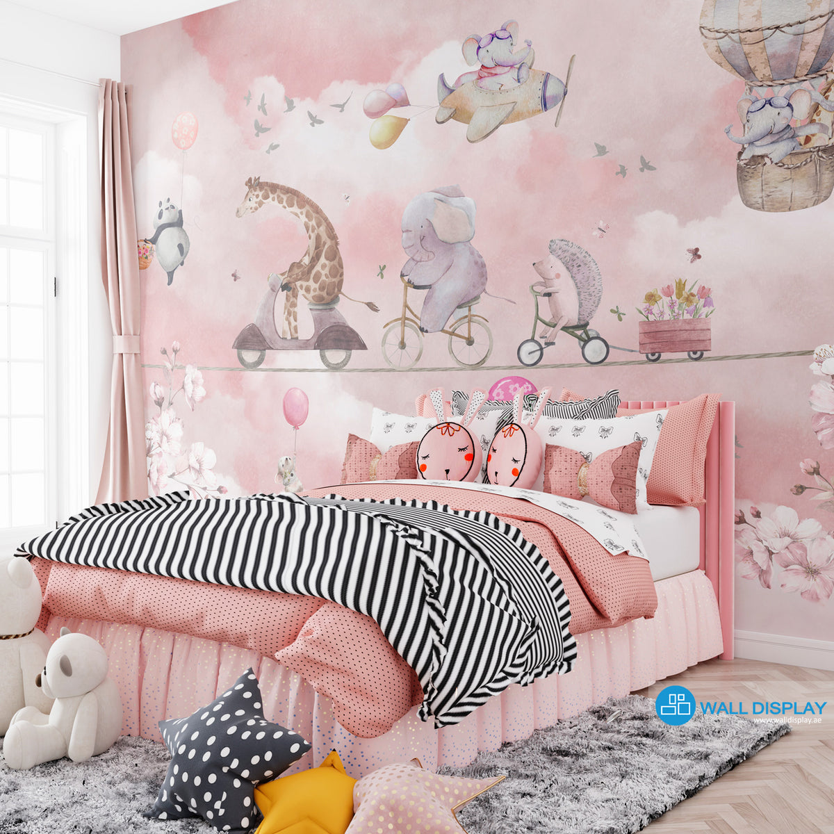 Wallpaper for Girls - Fluffy Pink Adventure