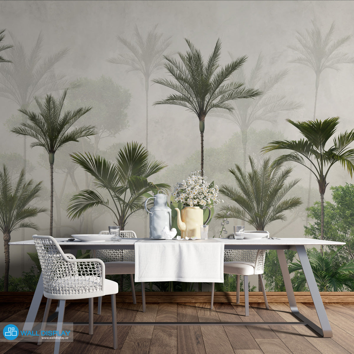 Palm Oasis Wall Mural in Dubai, Abu Dhabi and all UAE