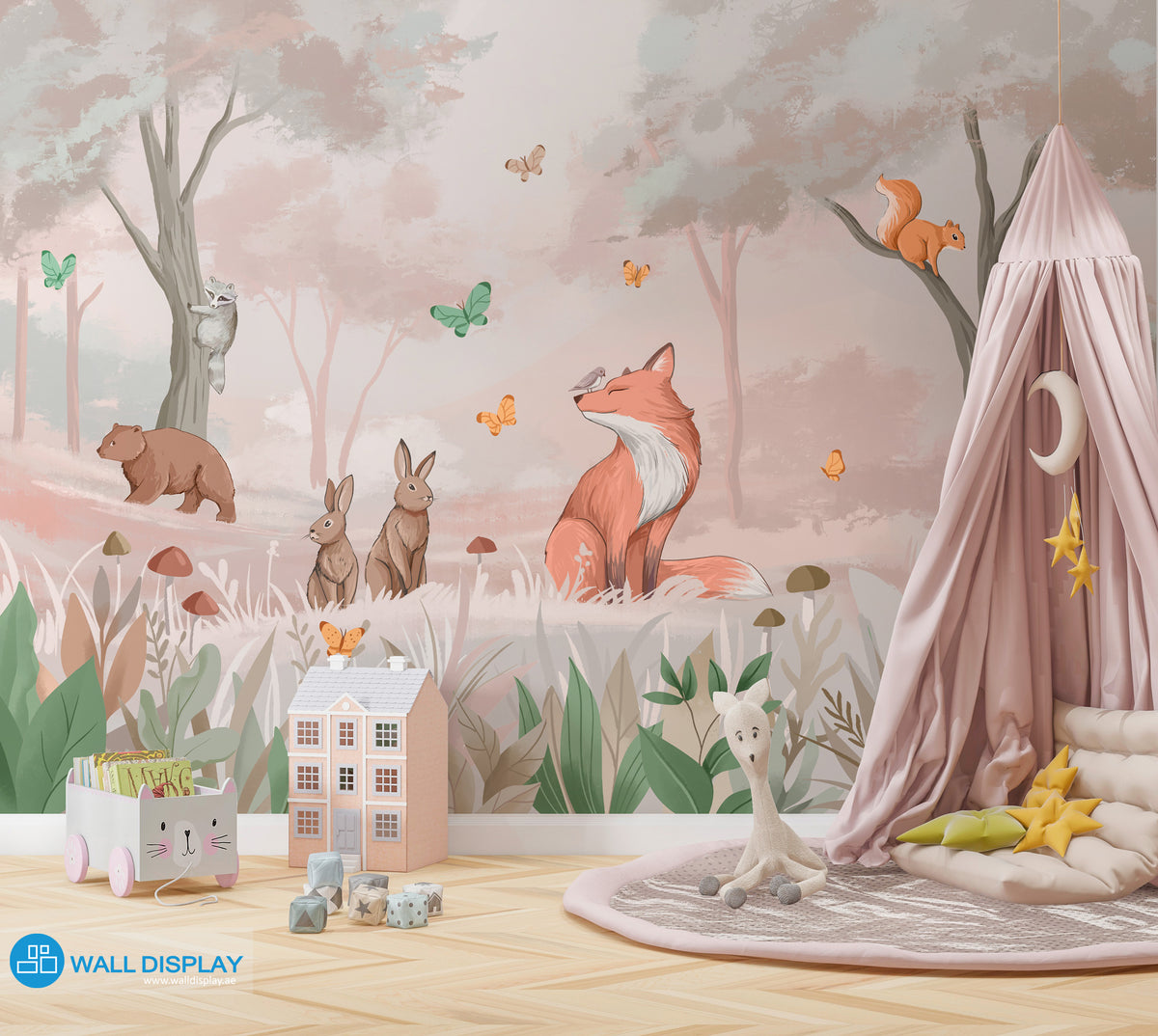 Springtime Kids Wallpaper in dubai, Abu Dhabi and all UAE