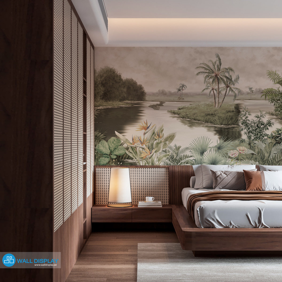 Verdant Riverside Wall Mural in Dubai, Abu dhabi and All UAE