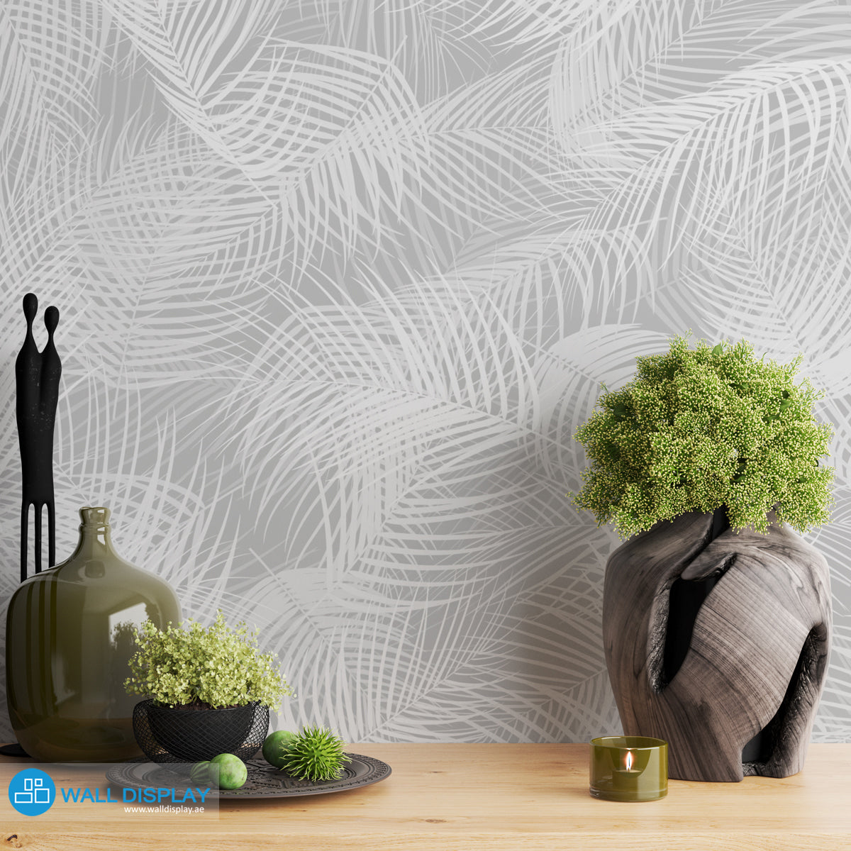 Palm Leaves Pattern Wallpaper in dubai, Abu Dhabi and all UAE