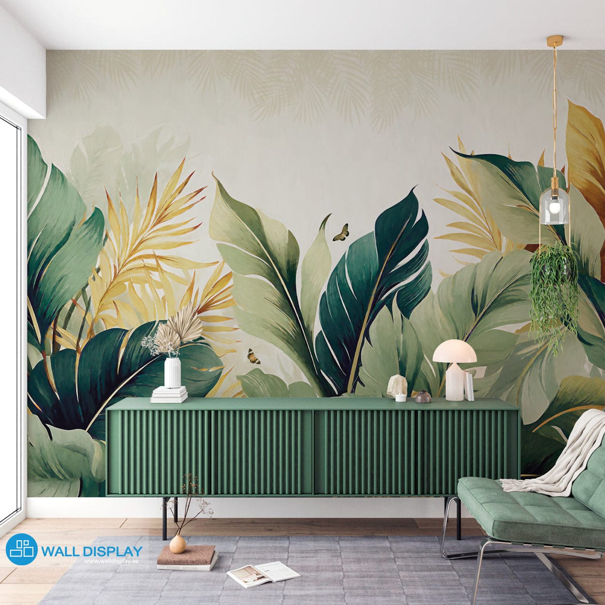 Tropical II - Wall Mural in dubai, Abu Dhabi and all UAE